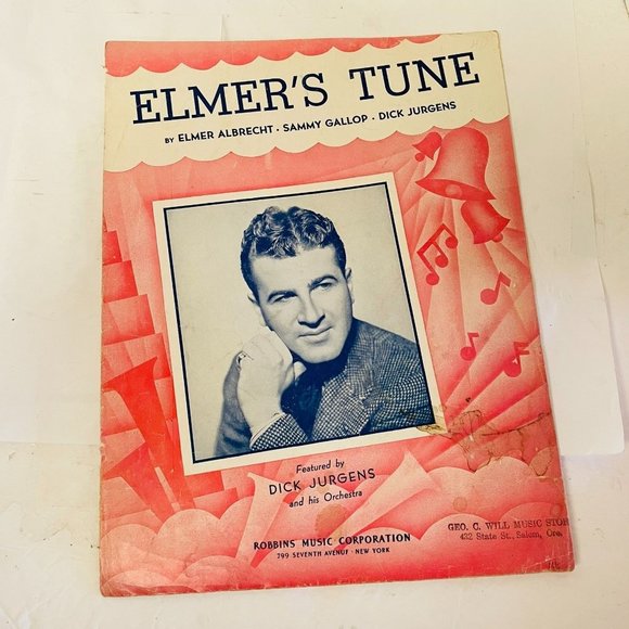Other | Vintage Sheet Music Elmer Albrecht Sammy Gallop Dick Jurgens ...